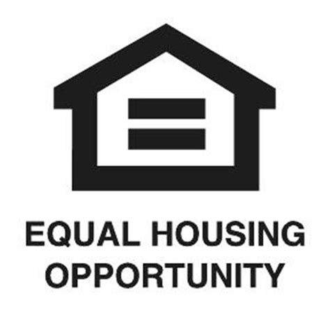 Equal Housing Opportunity Interior Sign 1 Sided 4 X 4 Package Of 5