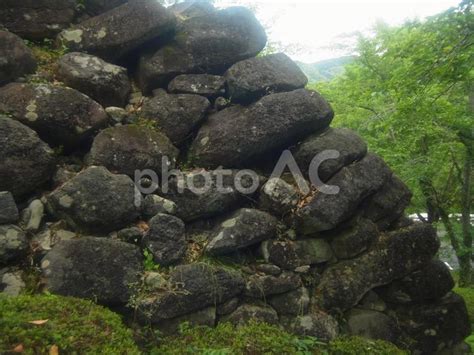 栗野城の野面積み No 27856921写真素材なら写真AC無料フリーダウンロードOK