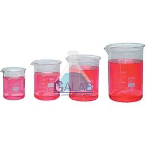 Vaso Precipitado Forma Baja Galab