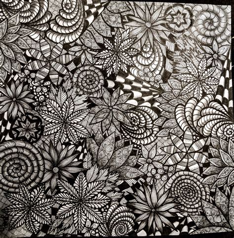 My Latest Zentangle Scrolller