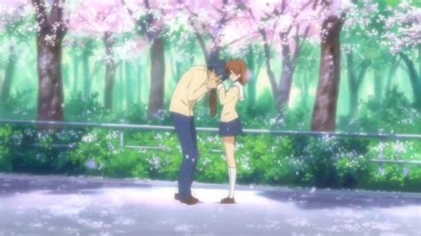 Clannad Nagisa And Tomoya Kiss