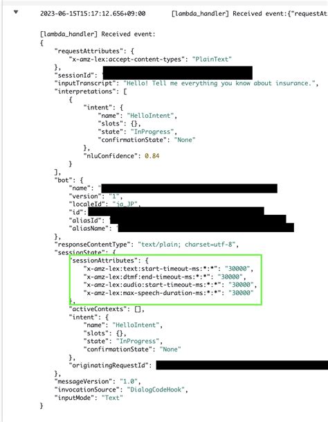 Getting An Error When The Lambda Associated With My Lex Bot Is Taking