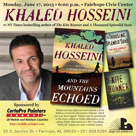 Khaled Hosseini | I love books, Khaled hosseini, Love book