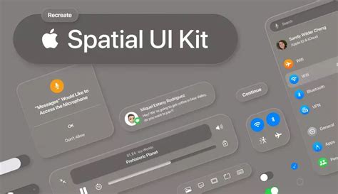 Apple Spatial Ui Kit For Figma