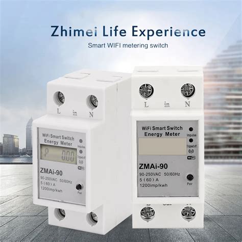 Single Phase DIN Rail WIFI Energy Meter Circuit Protection Hardware OpenEnergyMonitor