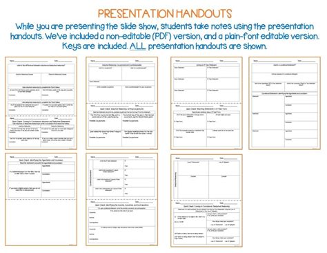 Inductive And Deductive Reasoning Guided Notes Presentation And Inb
