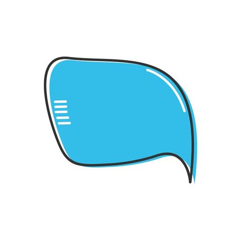 Premium Vector Cute Speech Bubble Template