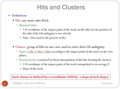 Ppt Spectrometer Reconstruction Pattern Recognition And Efficiency