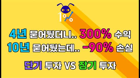 단기투자 장기투자 10년을 묻어뒀는데 90 손실이야 언제까지 장기 투자 해야하는거야 Youtube