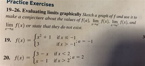 solved practice exercises 19 26 evaluating limits