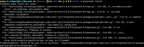 Playwright Cli Not Found On Macos Big Sur · Issue 304 · Microsoftplaywright Python · Github