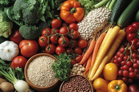Nutritious Fiberrich Feast Celebrating The Array Of Foods High In