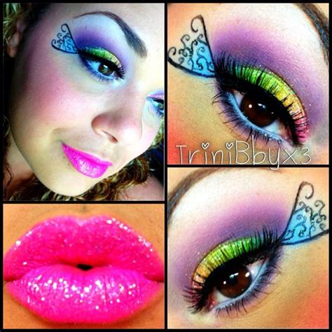 Rainbow Makeup Rainbow Makeup Crazy Eyes Tiger Eye Makeup Artist