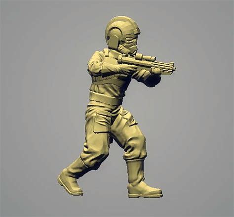 Ember Squad With Helmet 3d Printing Model Stl