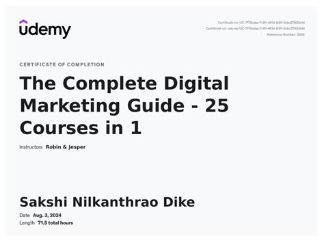 Sakshi Dike On Linkedin Udemy Certification Learning Careergrowth