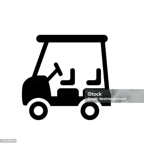 골프 카트 아이콘입니다 유행 골프 카트 교통 컬렉션에서 흰색 바탕에 로고 개념 골프 카트에 대한 스톡 벡터 아트 및 기타 이미지 골프 카트 아이콘 가죽 Istock