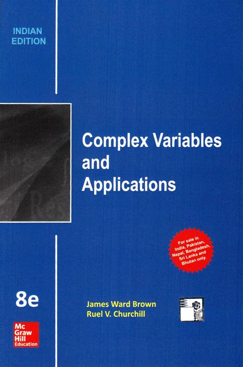 Complex Variables And Applications 8th Edition James Ward Brown Ruel