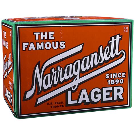 Narragansett Lager 30pk 12 Oz Cans Applejack
