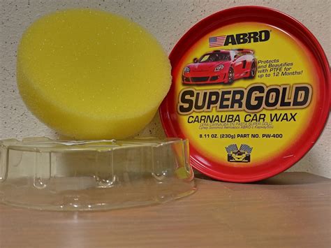 А лето скоро. Полироль кузова тефлоновая "Super Gold CAR WAX" 230г АБРО ...