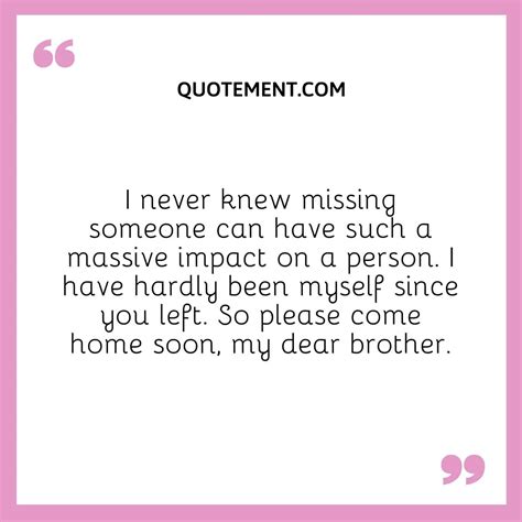 Brother Missing Brother Quotes