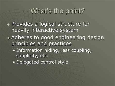 Ppt Mvc Architecture Separating Data And Ui For Efficient Systems