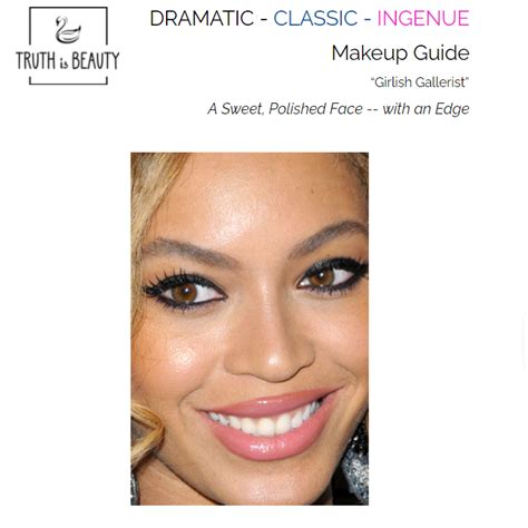 The Dramatic Classic Ingenue Makeup Guide