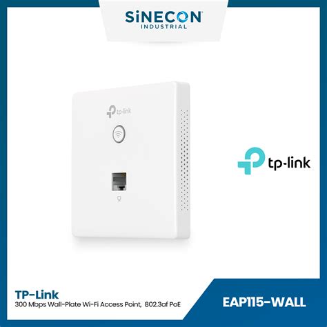 Tp Link Eap Wall Mbps Wall Plate Wi Fi Access Point Sinecon