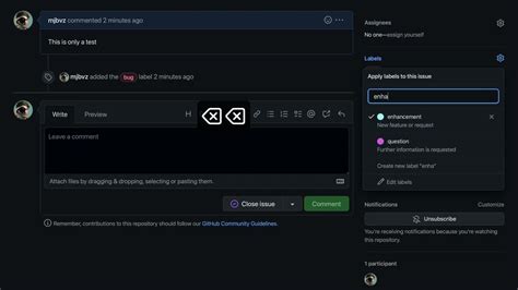 Github Tips — Add And Remove Issue Labels Using The Keyboard Youtube