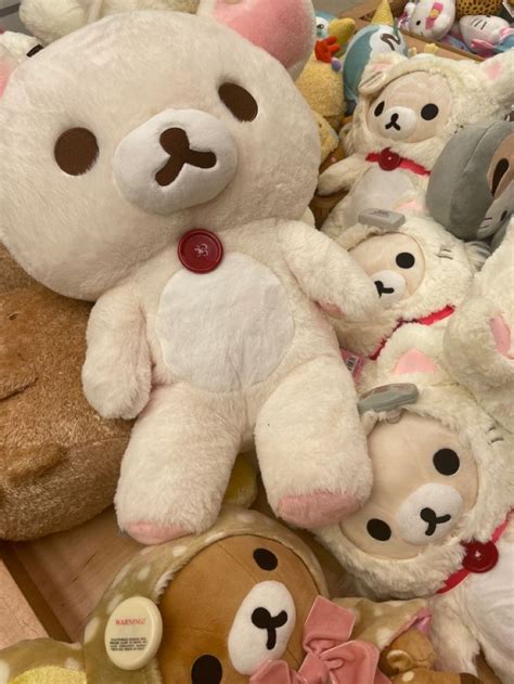 Rilakkuma Plush Rilakkuma Rilakkuma Plush Soft Pink Theme