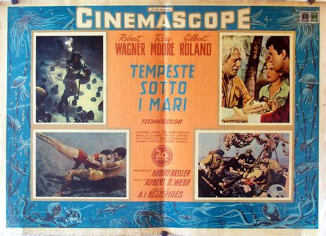 TEMPESTE SOTTO I MARI MOVIE POSTER BENEATH THE 12 MILE REEF MOVIE