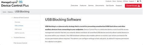 Top 8 Usb Blocker Software 2025 Usb Port And Data Lockdown