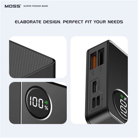 Moss 22 5w Multi Input Output Pd Qc 3 0 Fast Charge Super Power Bank
