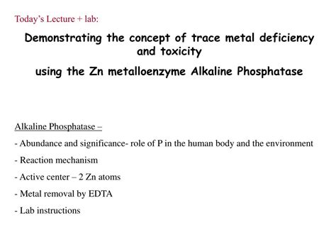 Ppt Trace Metals From Deficiency To Toxicity Powerpoint