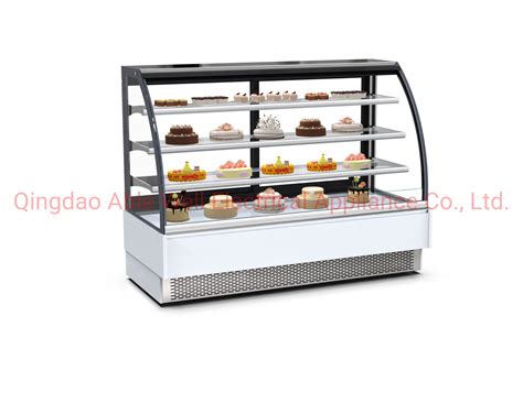Mini Cake Showcase Desserts Display Counter Fridge Refrigerated Bakery