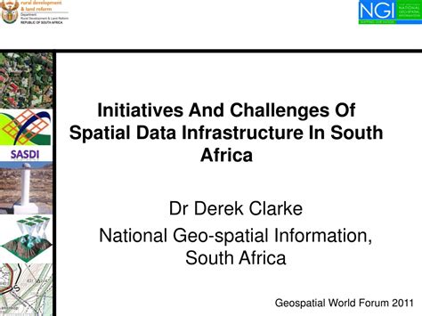 Ppt Spatial Data Infrastructure In South Africa Challenges And