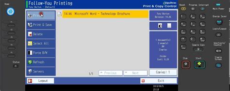 Release FollowYou Print Job YouTube