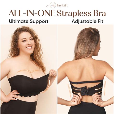 💖mothers Day Promotion 49 Off Plus Size Sexy Strapless Invisible Pus