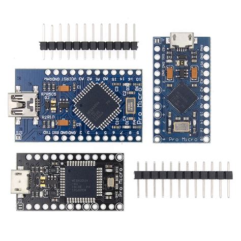 Robot Pro Micro With The Bootloader Blackblue Atmega32u4 5v16mhz