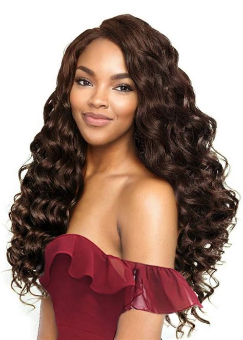 Moana Wave 20 Long Deep Wave Synthetic Crochet Braids Scrunch