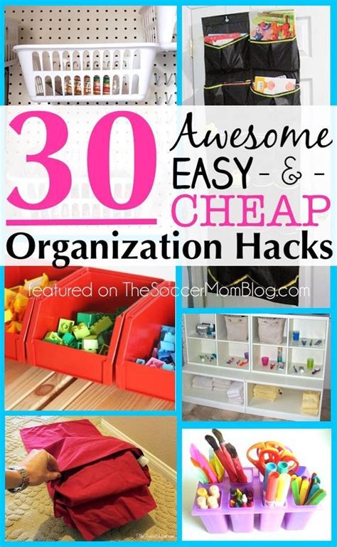 30 Awesome Organization Hacks Organization Hacks Cheap Organization