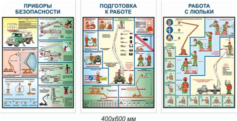 Плакаты по охране труда - Безопасность работ с автоподъемниками ...