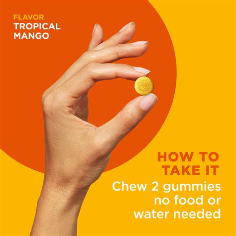 Olly Probiotic Gummy Immune And Digestive Health Mango 50 Ct