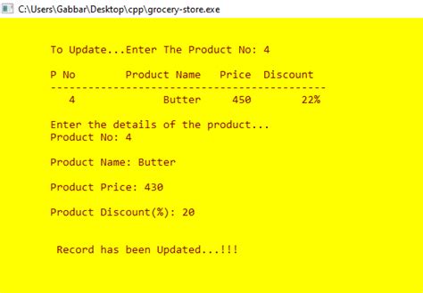 Github Iamhiman Grocery Store Grocery Store Management Written In C