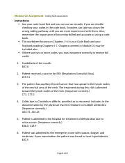 EVanderLoop Assignment Coding Skills Assessment Worksheet 01172021 Docx