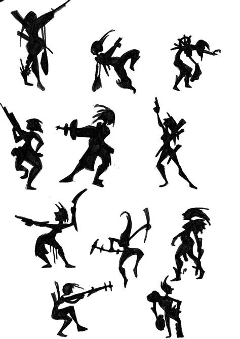 Silhouette Character Design At Getdrawings Free Download