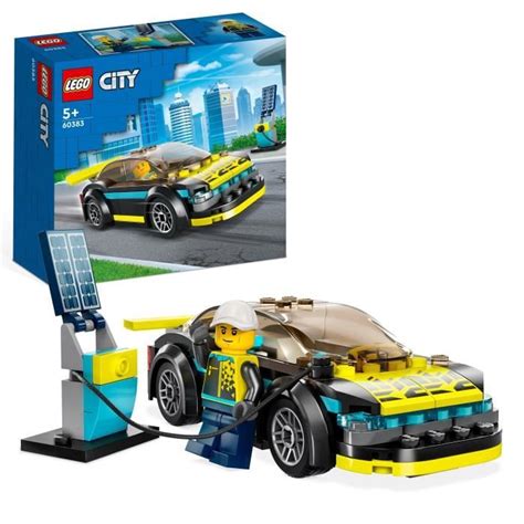 Lego® City 60383 La Voiture De Sport Électrique Jouet Enfants 5 Ans