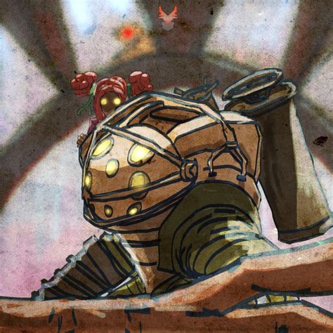 Big Daddy Bioshock Fan Art Finished Finished Artworks Krita Artists
