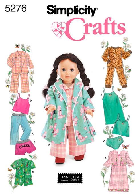 Simplicity Sewing Pattern 5276 Doll Clothes Sewing Patterns Online