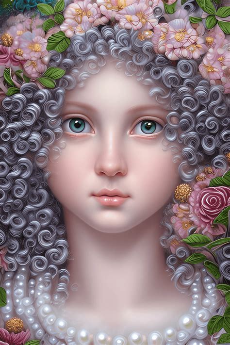 Beautiful Angel Portrait Creative Fabrica