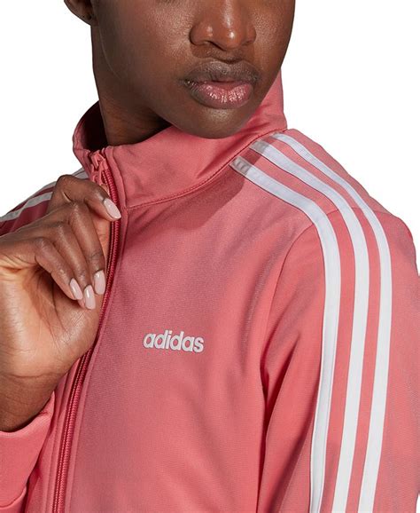 Adidas Womens Essential 3 Stripe Tricot Track Jacket And Reviews
